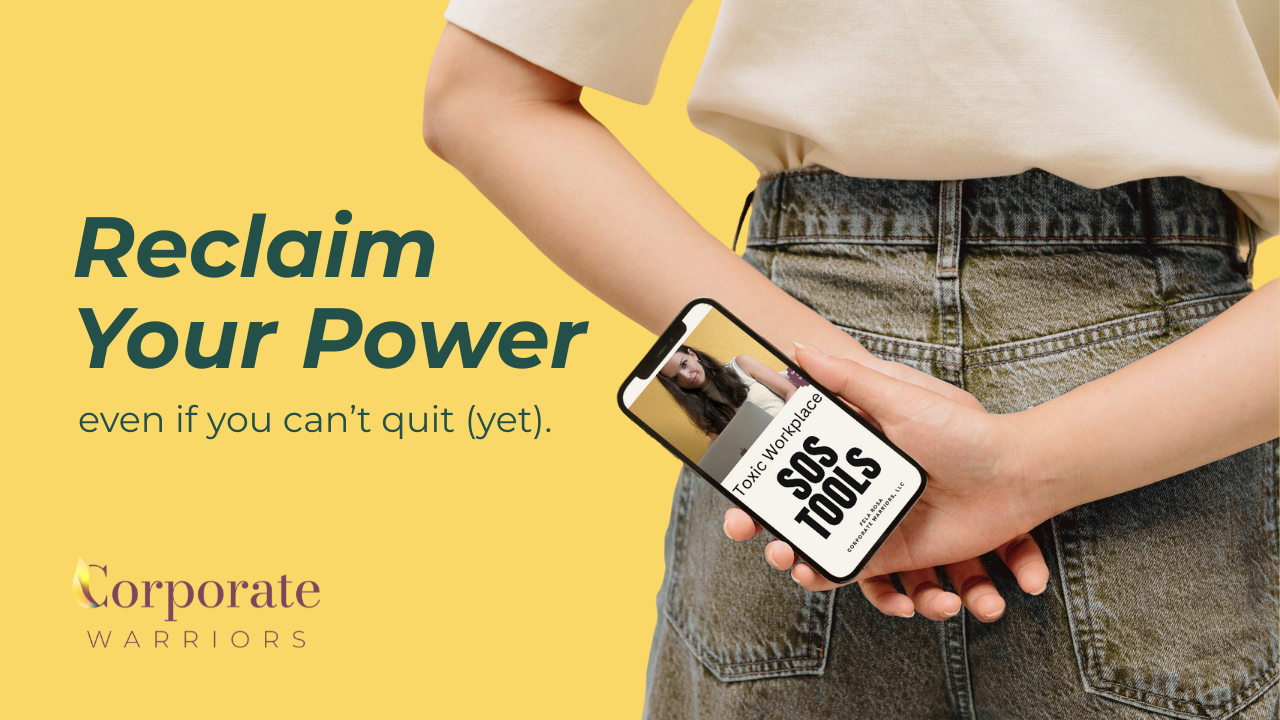 FREE SOS Toolkit to Thrive in Toxic Workplaces
